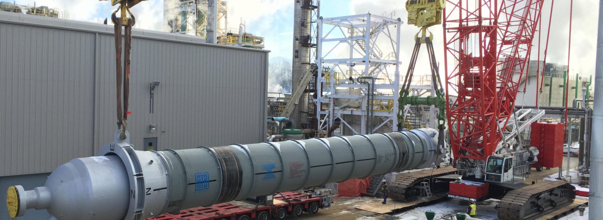Vic's Crane & Heavy Haul - Ammonia Converter Vessel